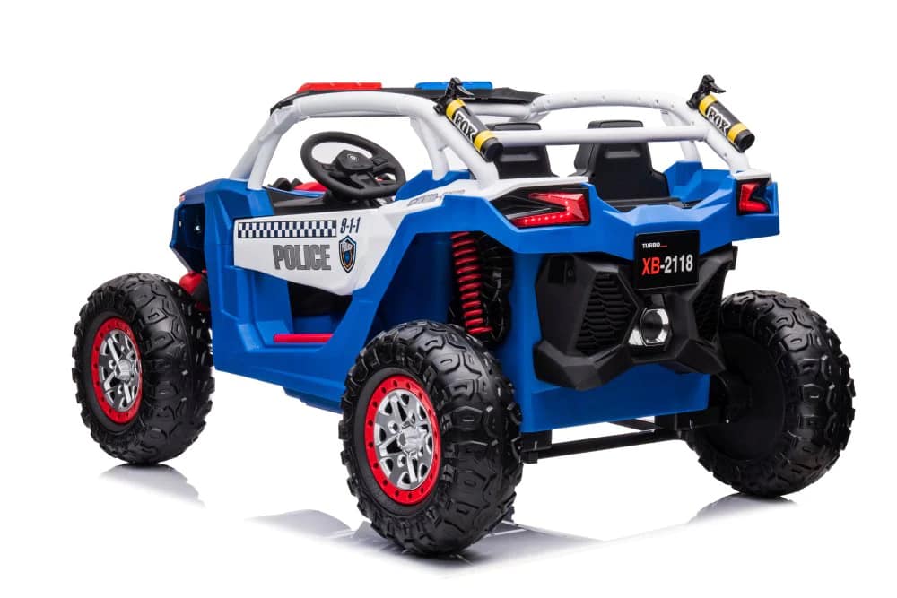 New 24v XB kids 4WD Police ride on buggy - Blue| Kidscarshop